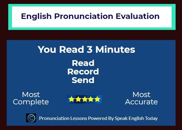 Clear English Pronunciation and the Best Speaking Evaluations